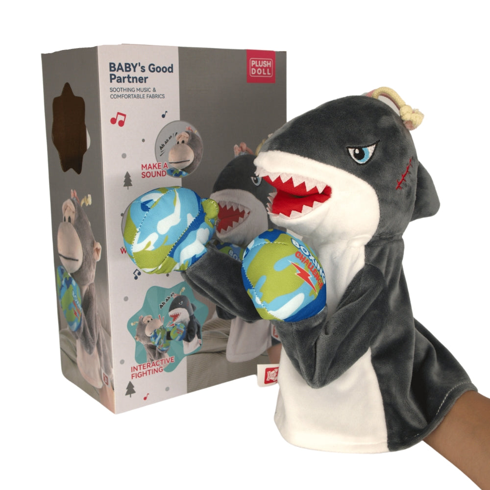 Plush Shark Boxing Toy - Fun Boxing Animal – Teddy&Co. FUNLAND!!!