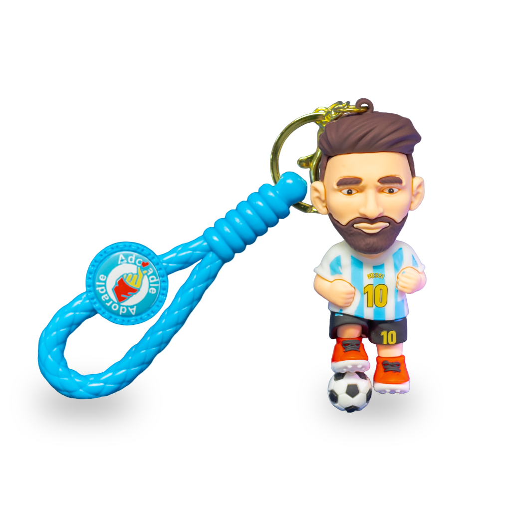 Messi Football Keyring - Perfect for Football Fans | Teddy & CoFunland ...