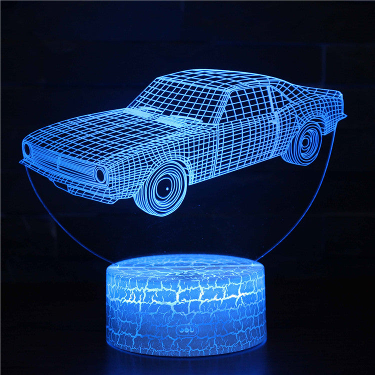 Muscle Car 3D Lamp | 3D Light for Car Enthusiasts - Teddy & CoFunland ...