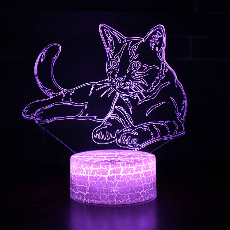 Cat 3D Lamp | Adorable 3D Light for Cat Lovers - Teddy & CoFunland ...